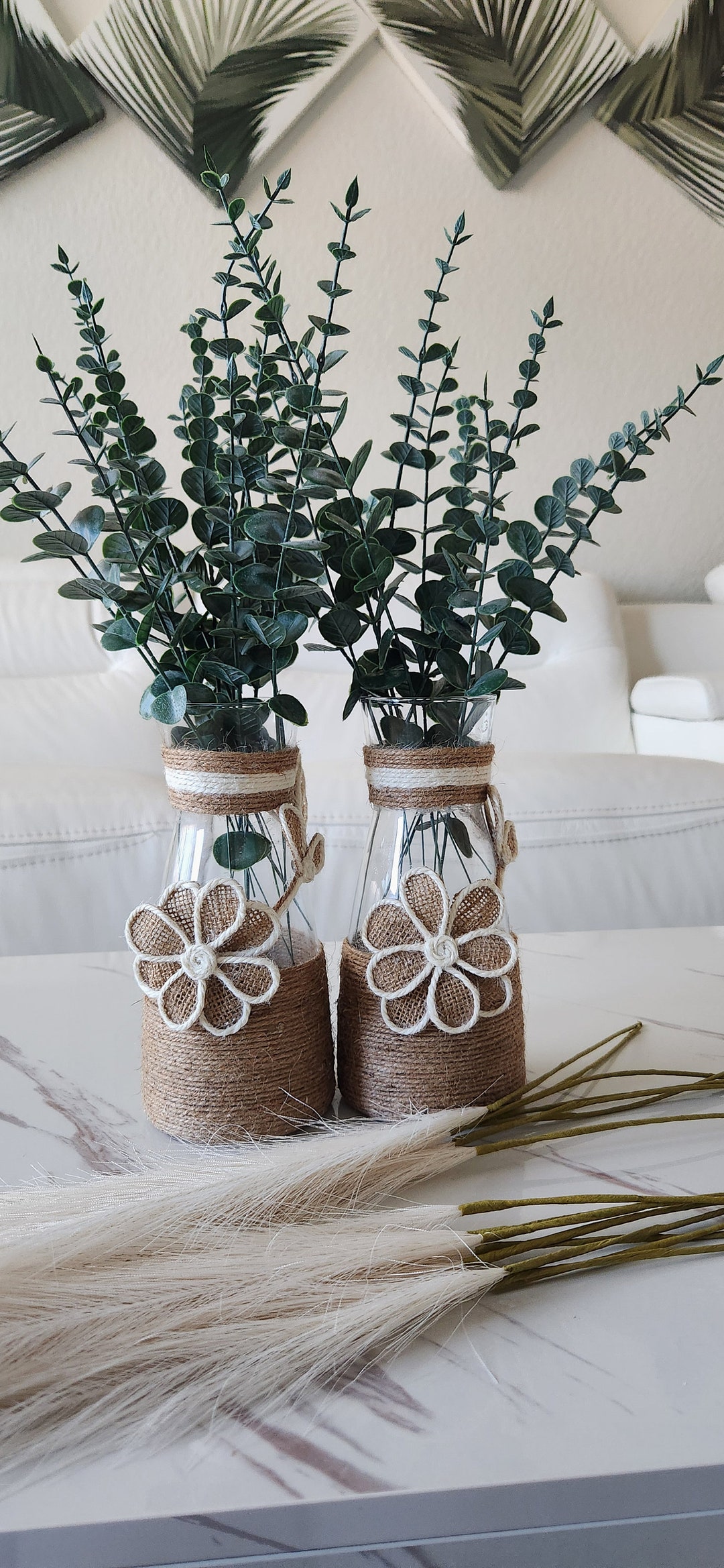 Handmade Jute Rope Vase - Etsy