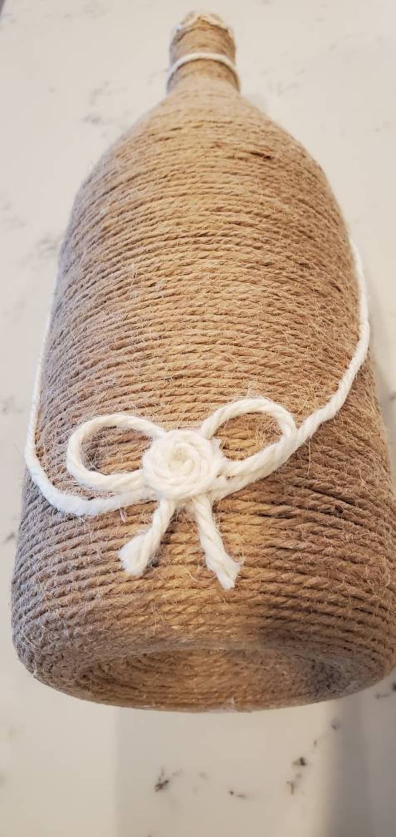 Handmade Jute Rope Bottle - Etsy