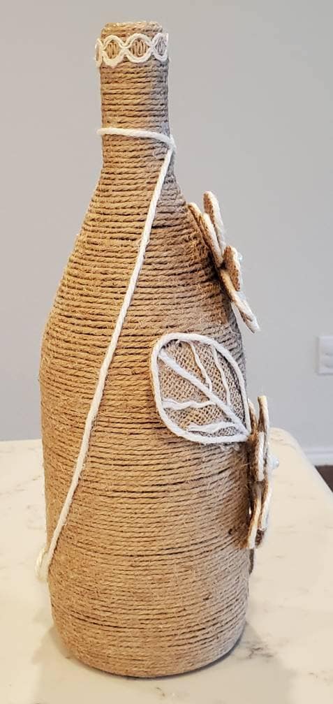 Handmade Jute Rope Bottle - Etsy