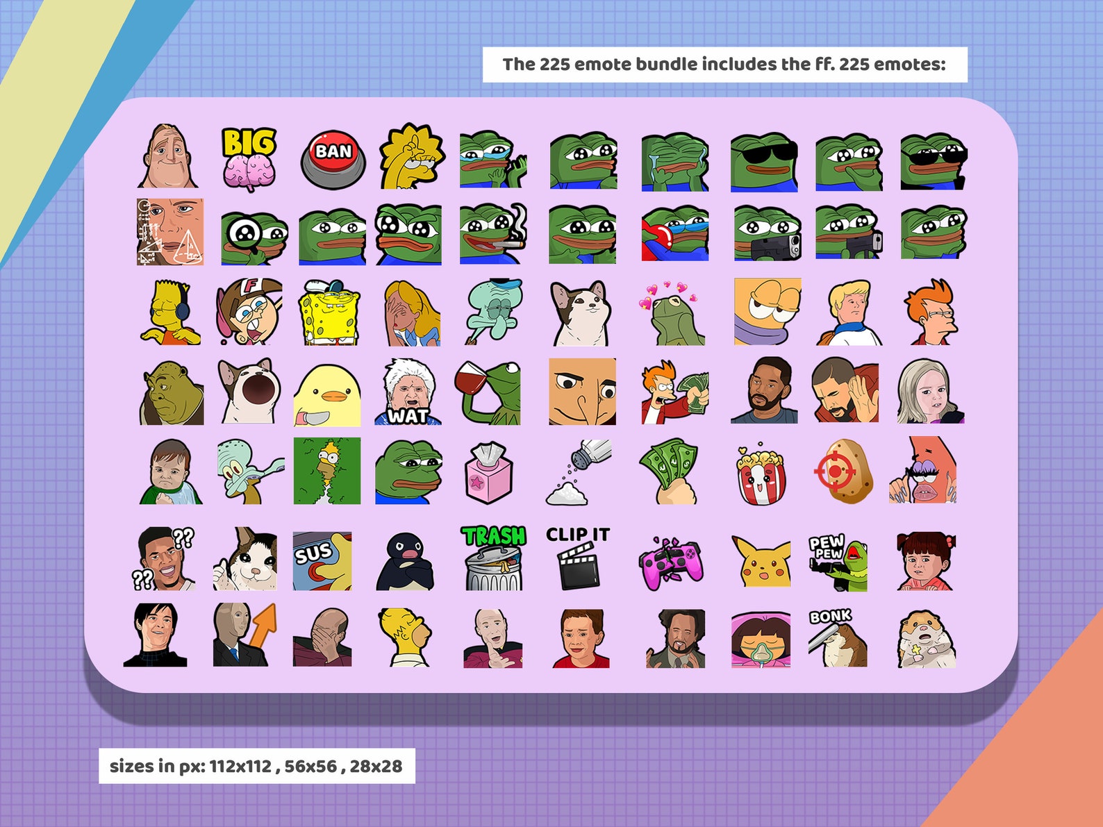 225 Twitch Meme Emotes Funny Memes Mega Bundle Discord - Etsy Canada