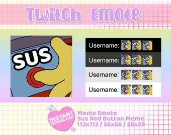 Pretty Sus Meter Animated Twitch Emote Suspicious Lurk Among Us Alert ...