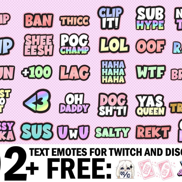 Twitch Emote Premade - Etsy