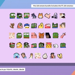 225 Twitch Meme Emotes - Funny Memes Mega Bundle, Discord Emotes Pack ...