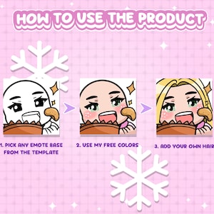 200 MEGA Emote Templates | DIY Poses Twitch and Discord Bases | Human ...