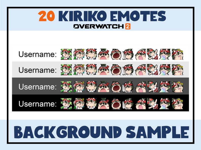 20 Kiriko Emotes Bundle Twitch and Discord Overwatch 2 - Etsy Australia