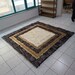 Handmade Sheepskin Patchwork Rug: Gray-gold Wool Leather Area Rug - Etsy