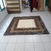 Handmade Sheepskin Patchwork Rug: Gray-gold Wool Leather Area Rug - Etsy