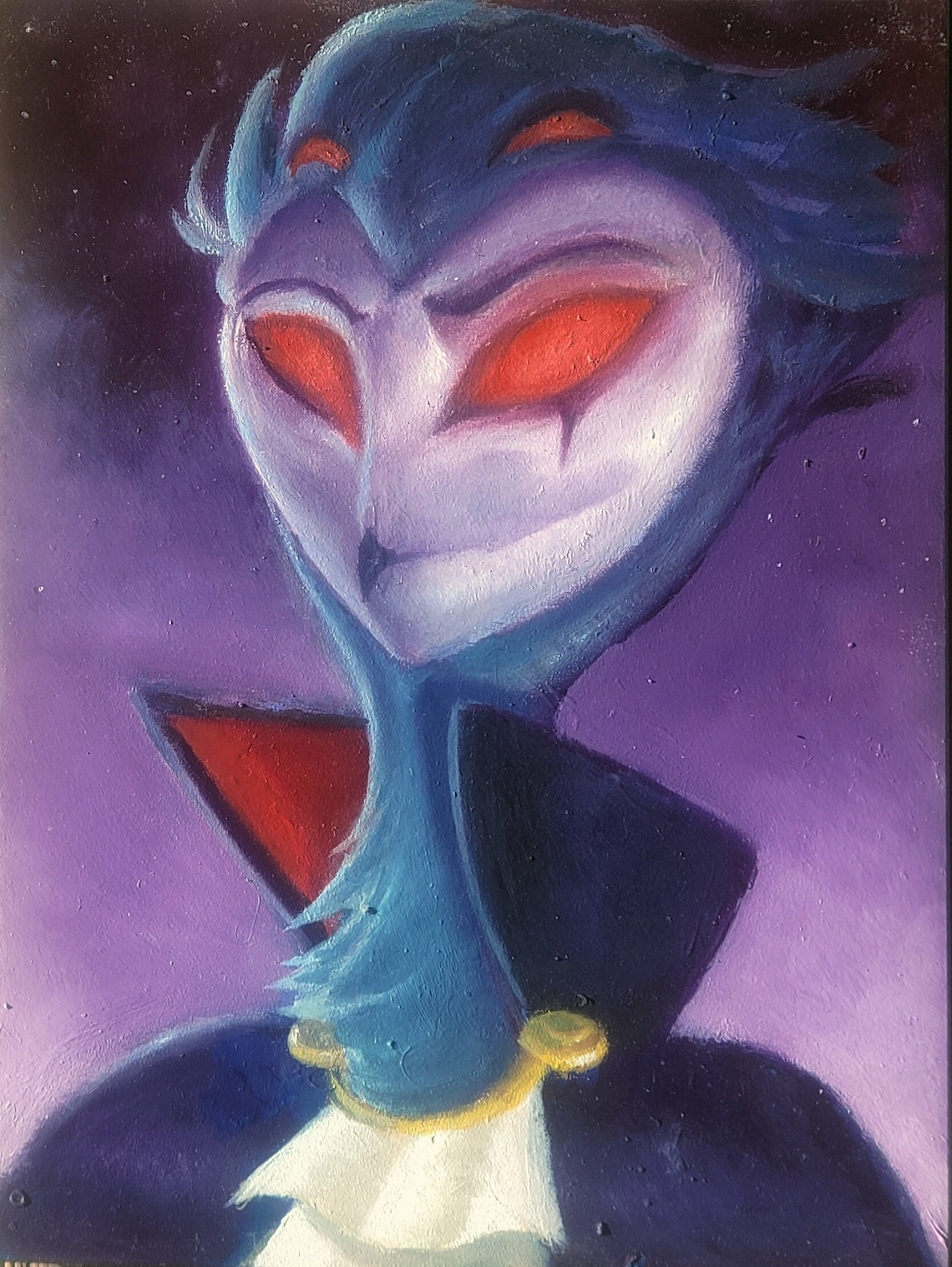 Stolas Helluva Boss Oil Painting - Etsy