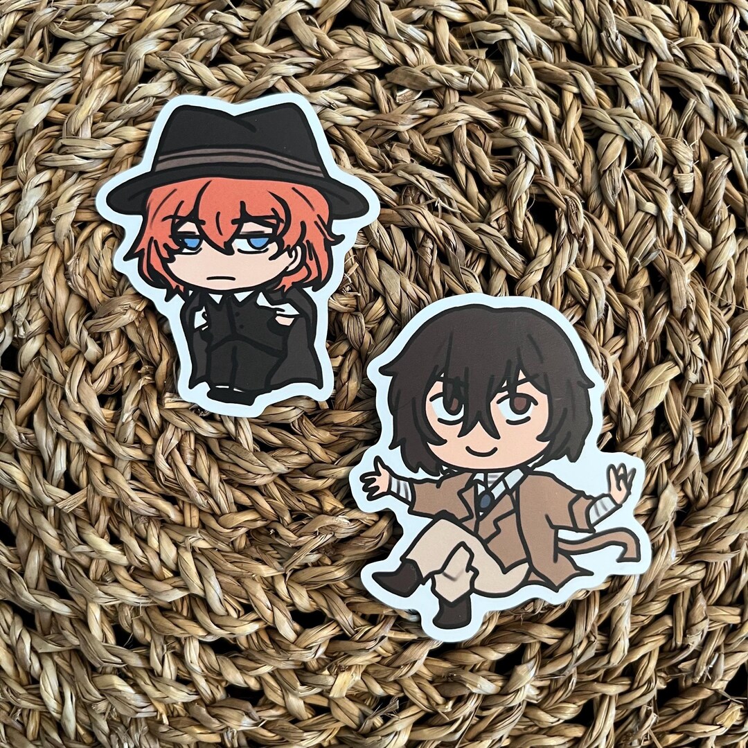 Dazai and Chuuya Bsd Matte Stickers - Etsy