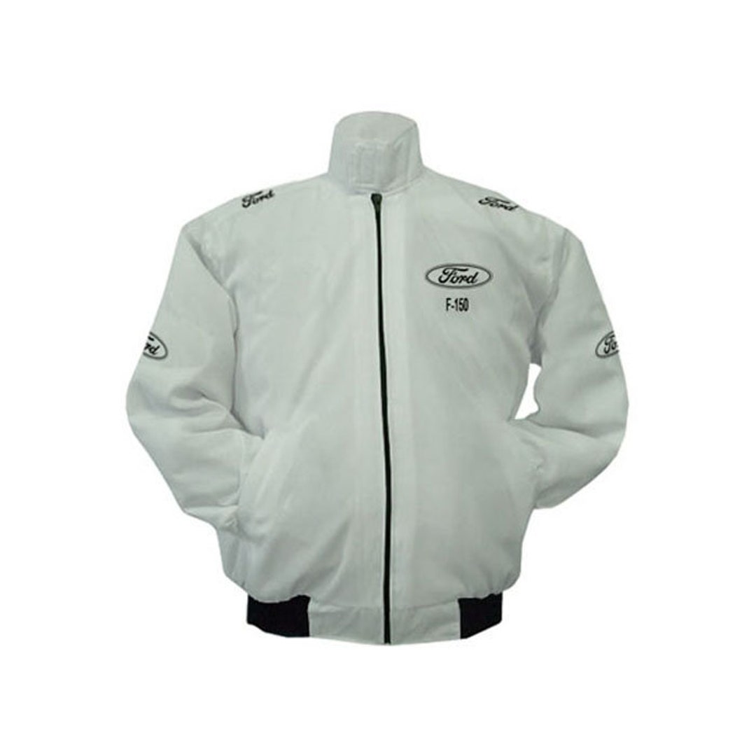 Ford F-150 White Racing Jacket Racing Jacket NASCAR Jacket - Etsy