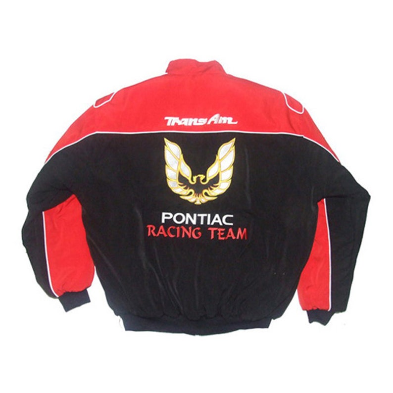 Pontiac Trans Am Racing Jacket Red and Black Racing Jacket - Etsy