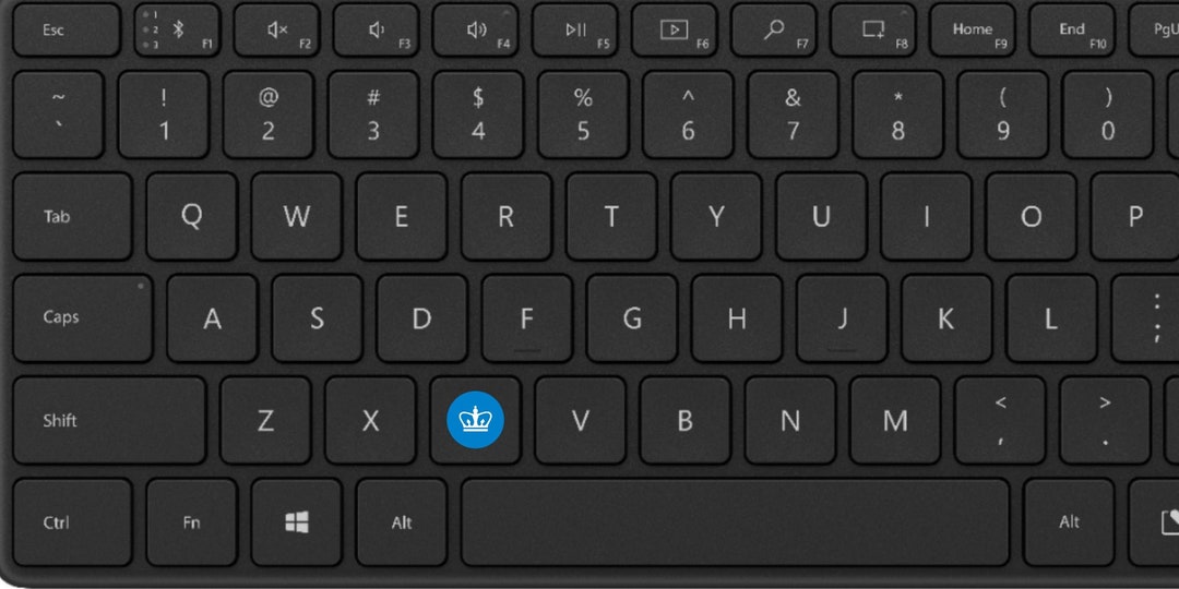 Columbia University Keyboard Sticker, University Logo Sticker ...