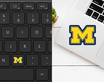 University of Michigan "m" Keyboard Sticker - Etsy