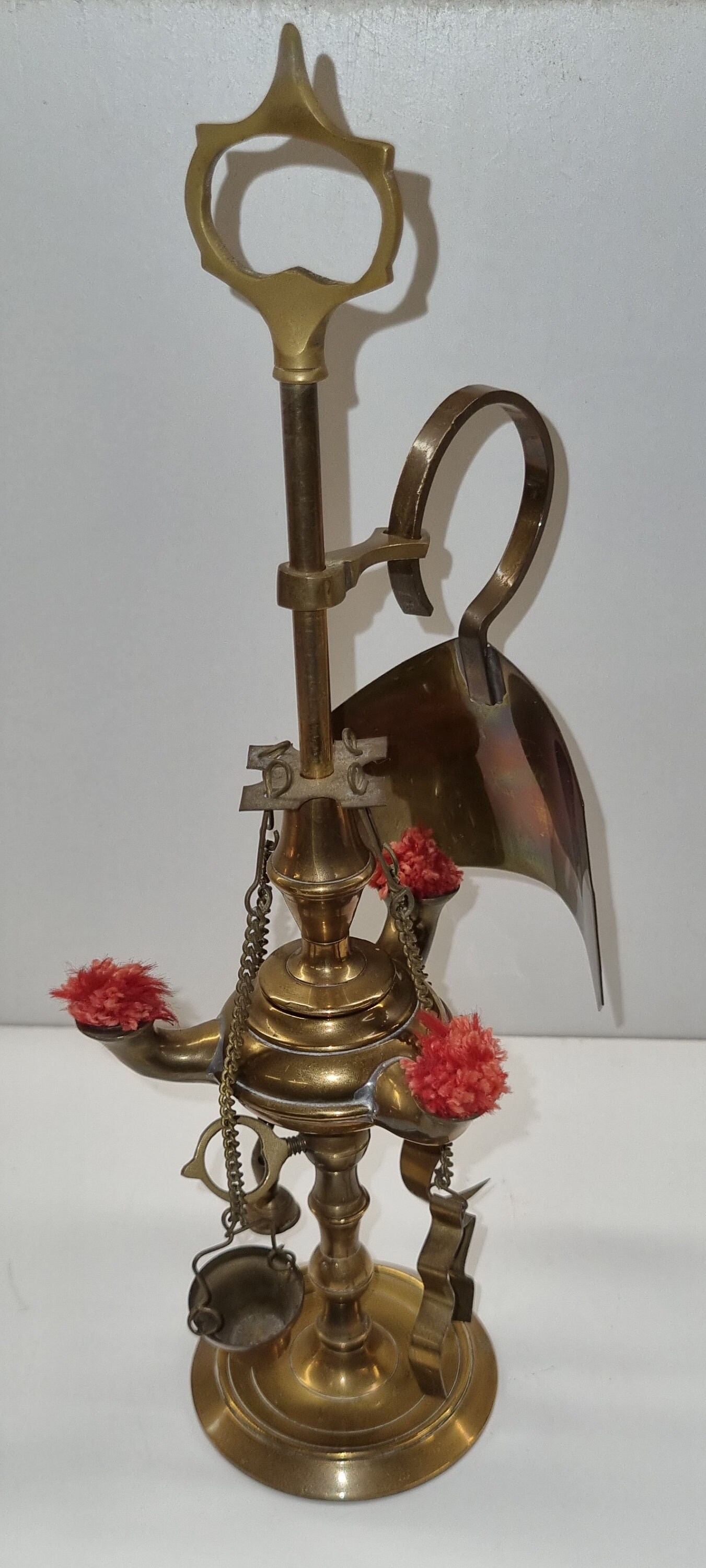 Brass Oil Lamp Vintage - Etsy