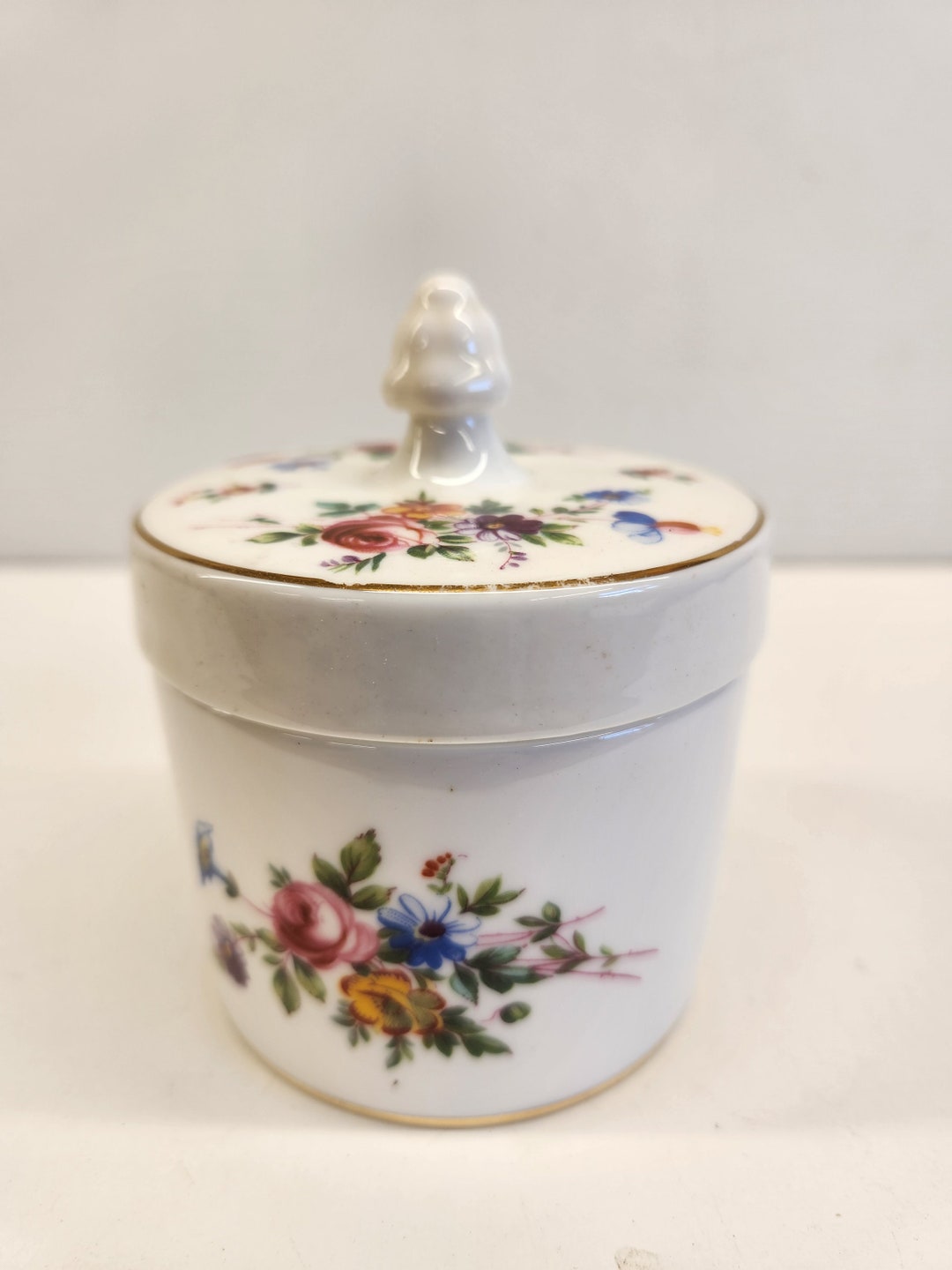 Milton Marlow Vintage Bone China Jar With Lid - Etsy