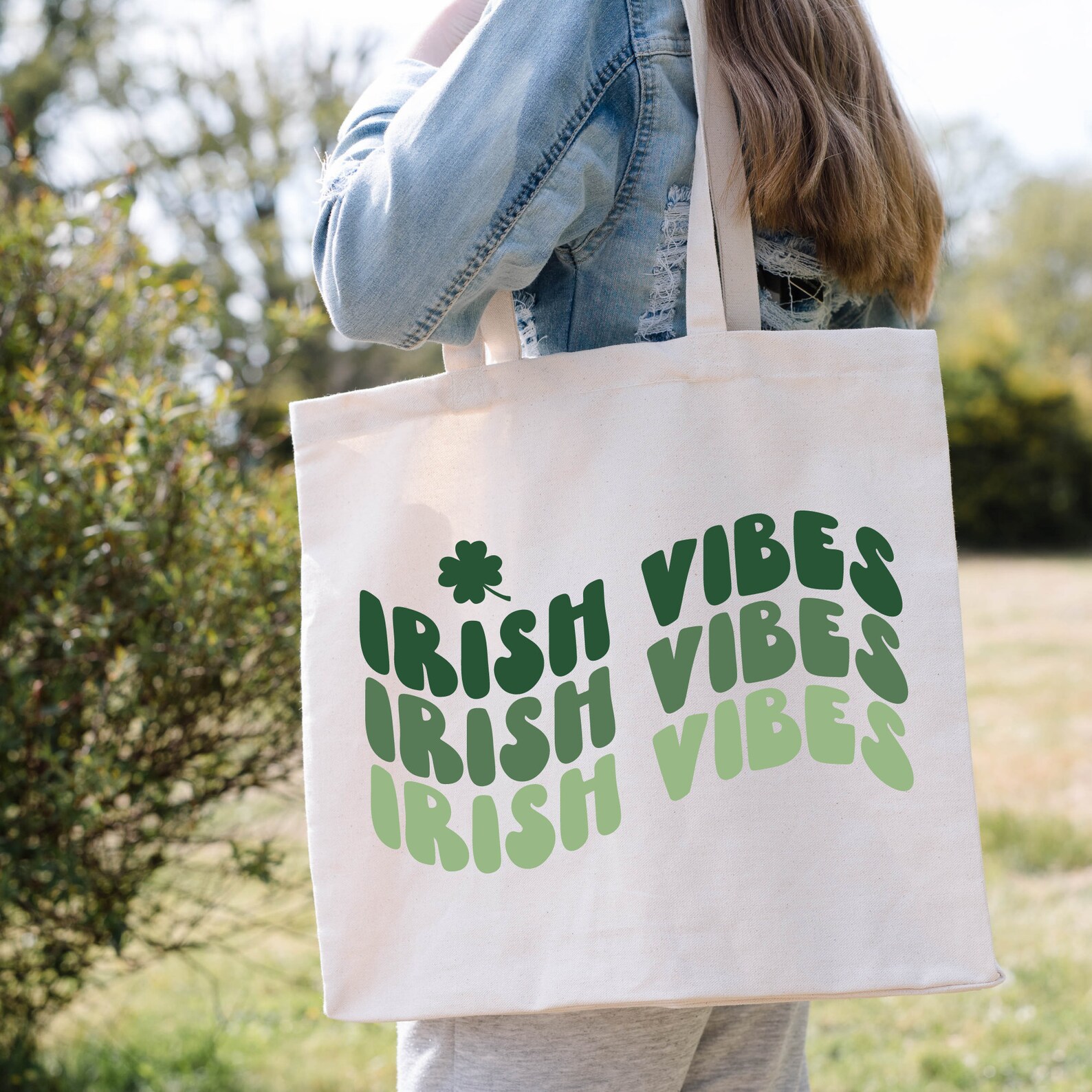 Irish Vibes Retro SVG Cut File - St Patricks Day Hippie Seventies Style ...