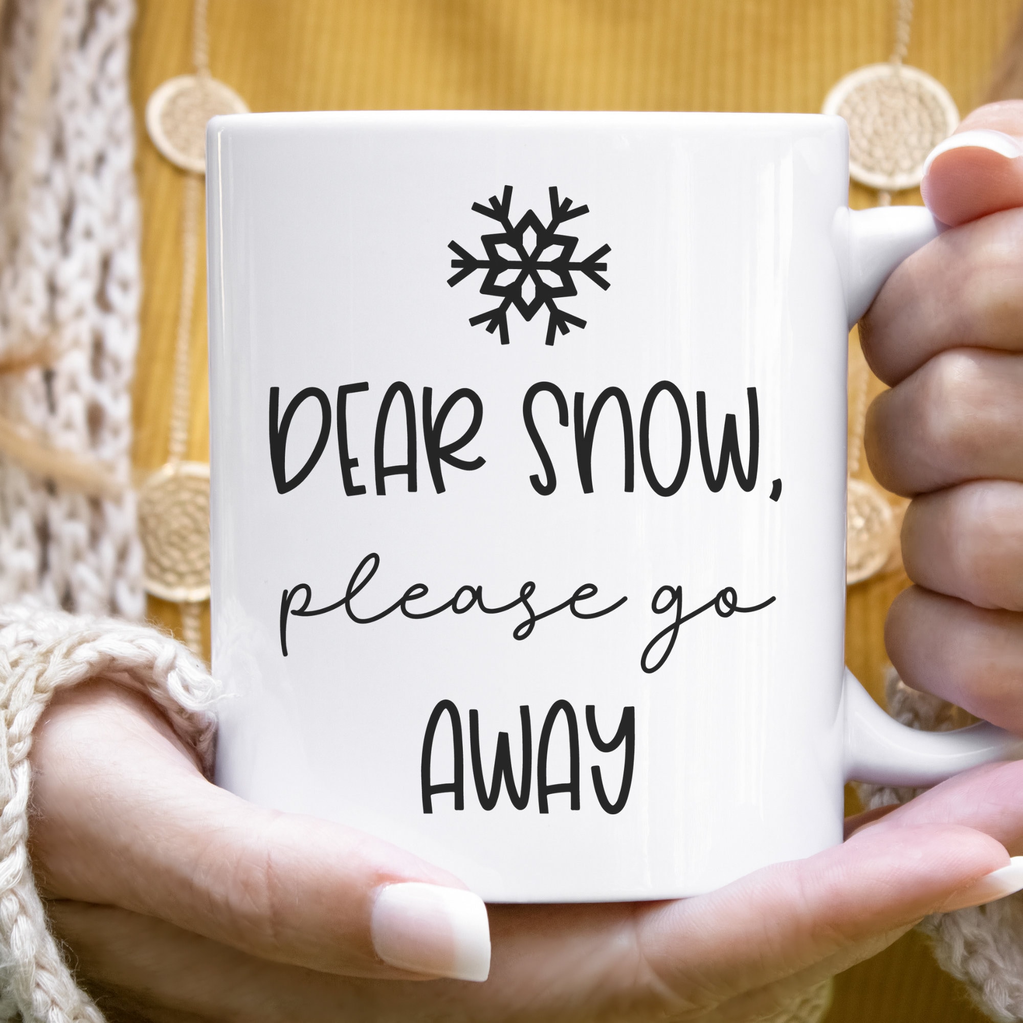 Dear Snow Please Go Away Digital Download SVG File- Eps, Dxf, Png ...