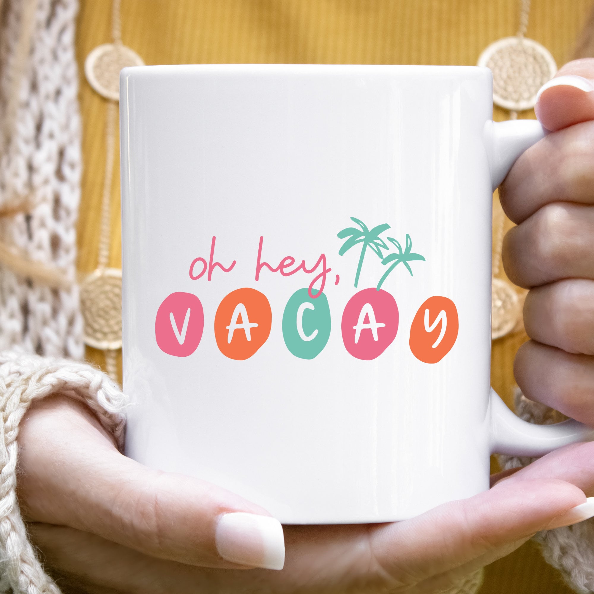 Oh Hey Vacay SVG Cricut Cut File, Digital Download Eps, Dxf, Png Summer ...