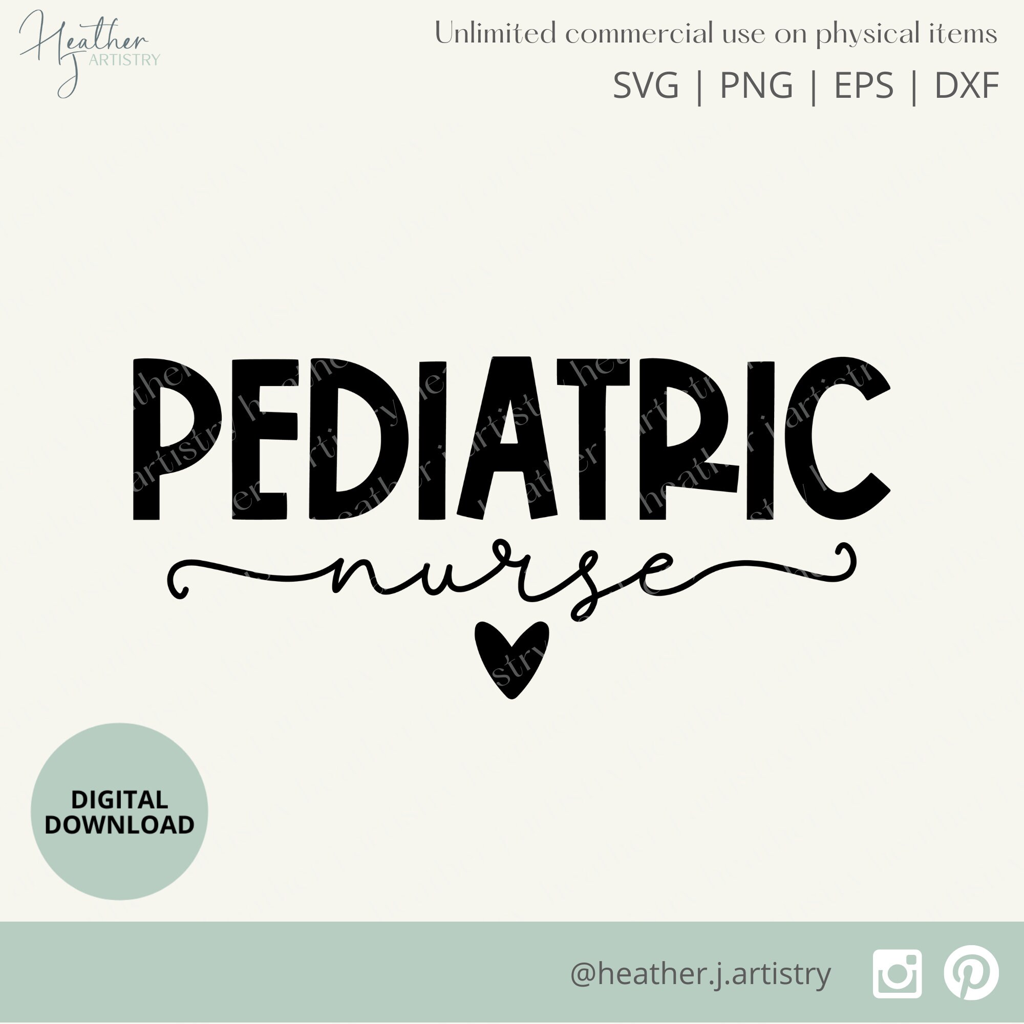 Pediatric Nurse SVG Cut File Svg for Nurse Shirt, Nursing Svg, Peds ...