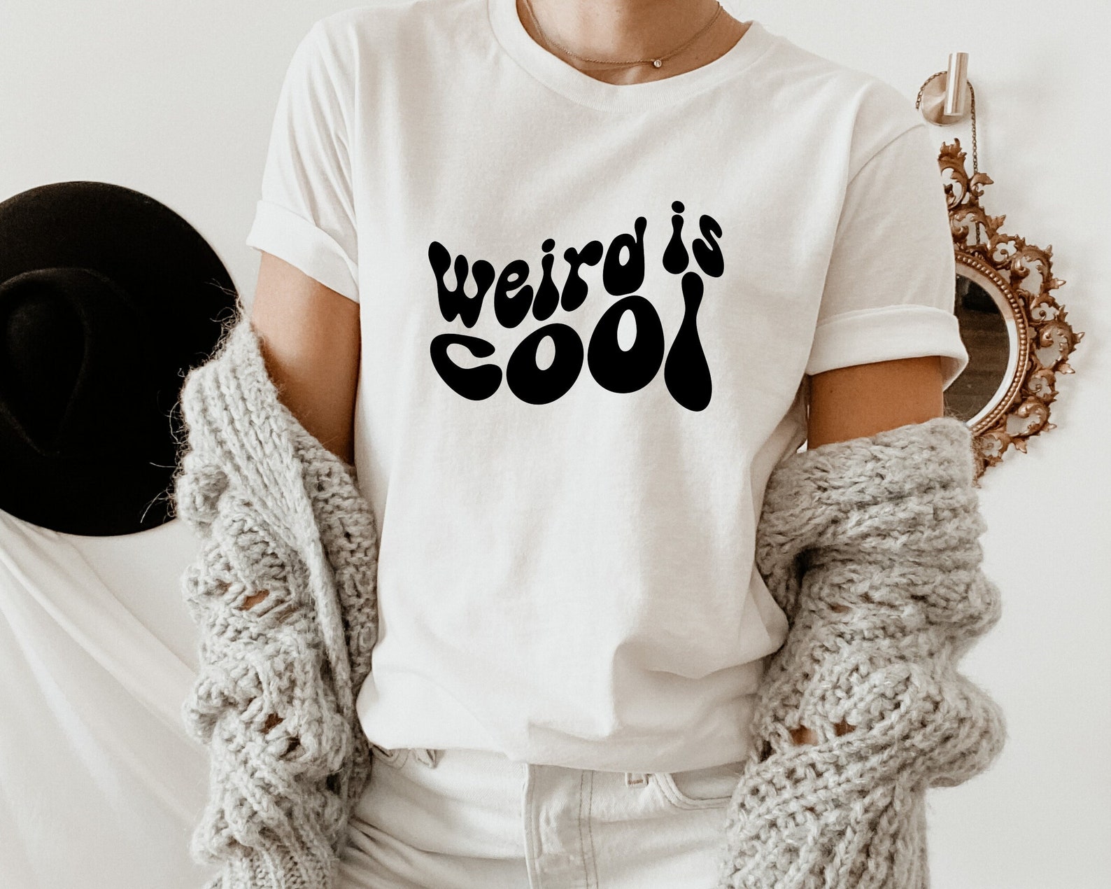 Weird is Cool SVG, Png, Retro Svg, Good Vibes Svg, Seventies ...