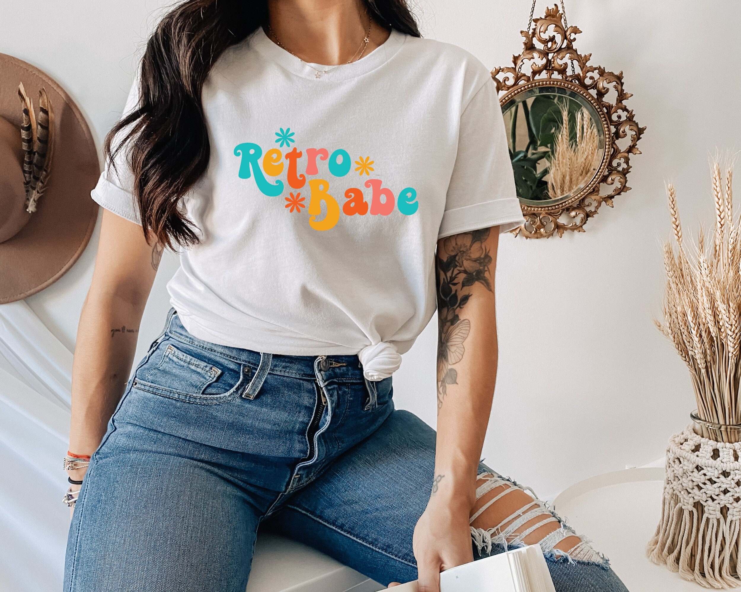 Retro Babe SVG- Retro Summer Shirt Svg, Retro Quote Svg, 70's Style Svg ...