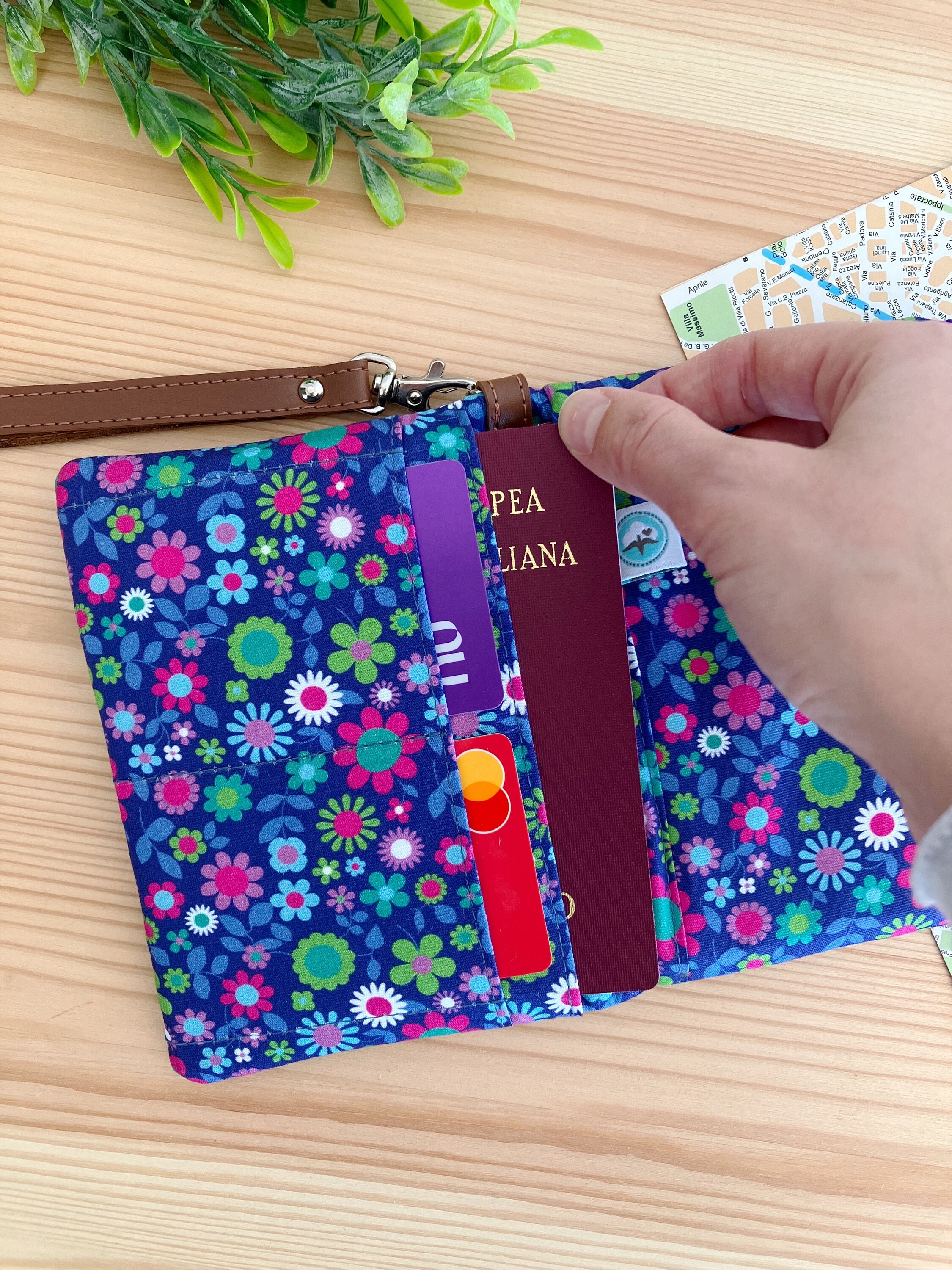 Large Passport Cover, Double Passport Cover 2 Passports, Travel Wallet ...