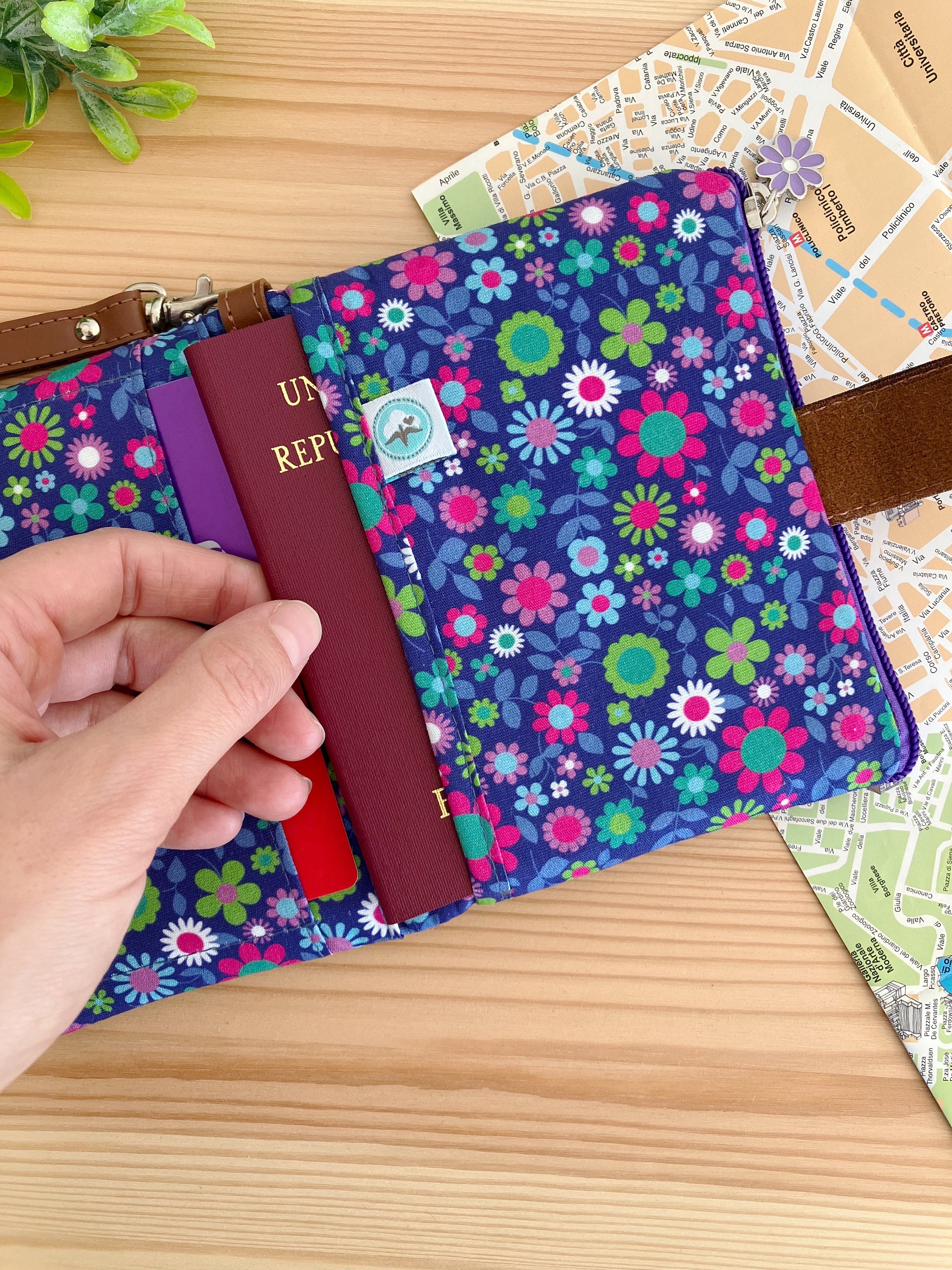 Large Passport Cover, Double Passport Cover 2 Passports, Travel Wallet ...