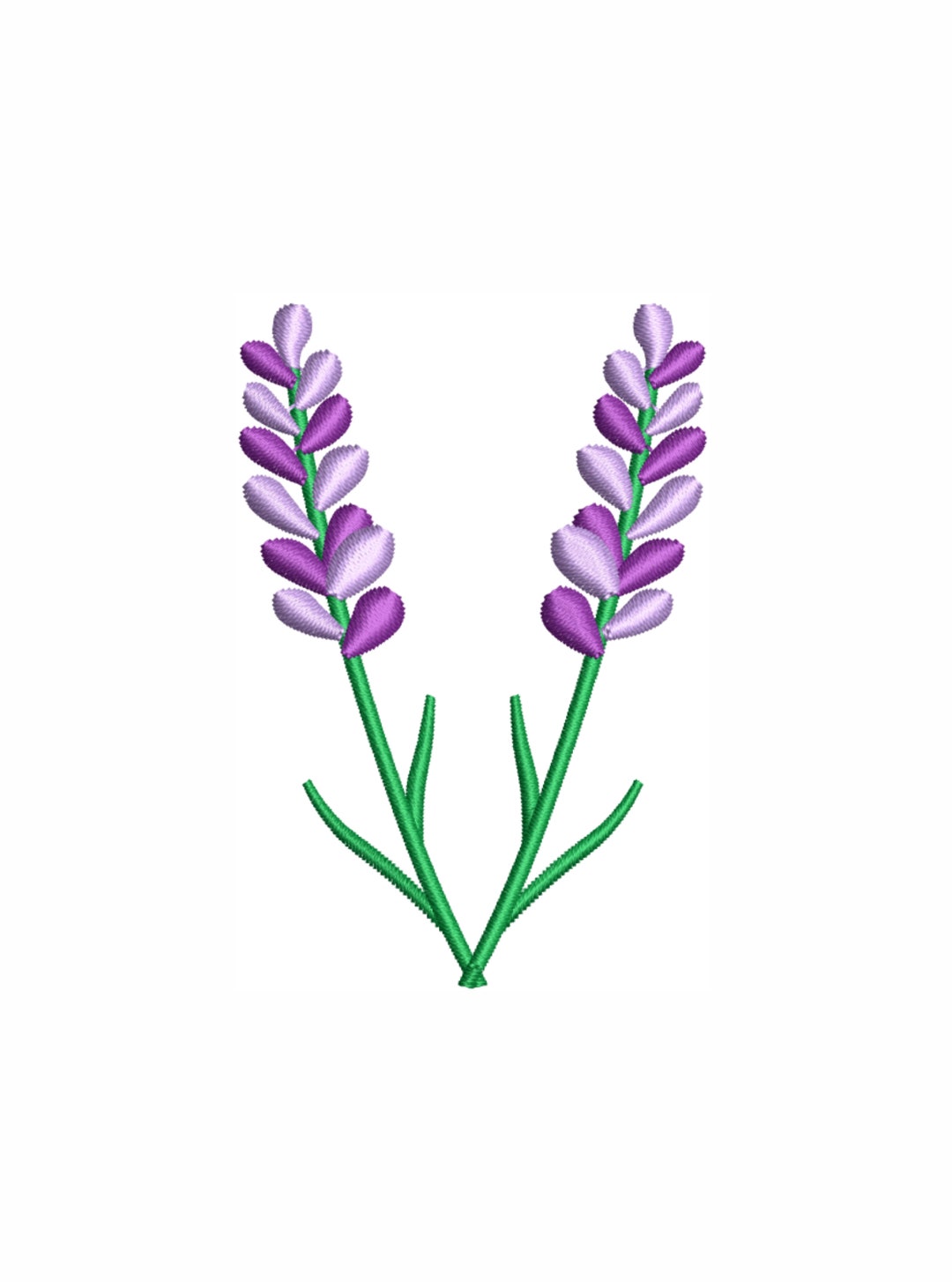 Lavender Embroidery Design | Lavender Flowers Embroidery Pattern ...
