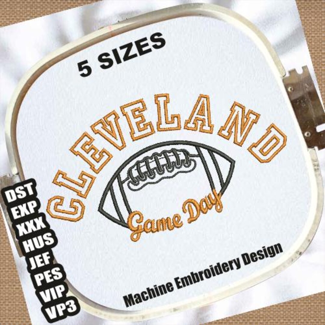 Cleveland Machine Embroidery Design | Tennessee Outline Embroidery ...