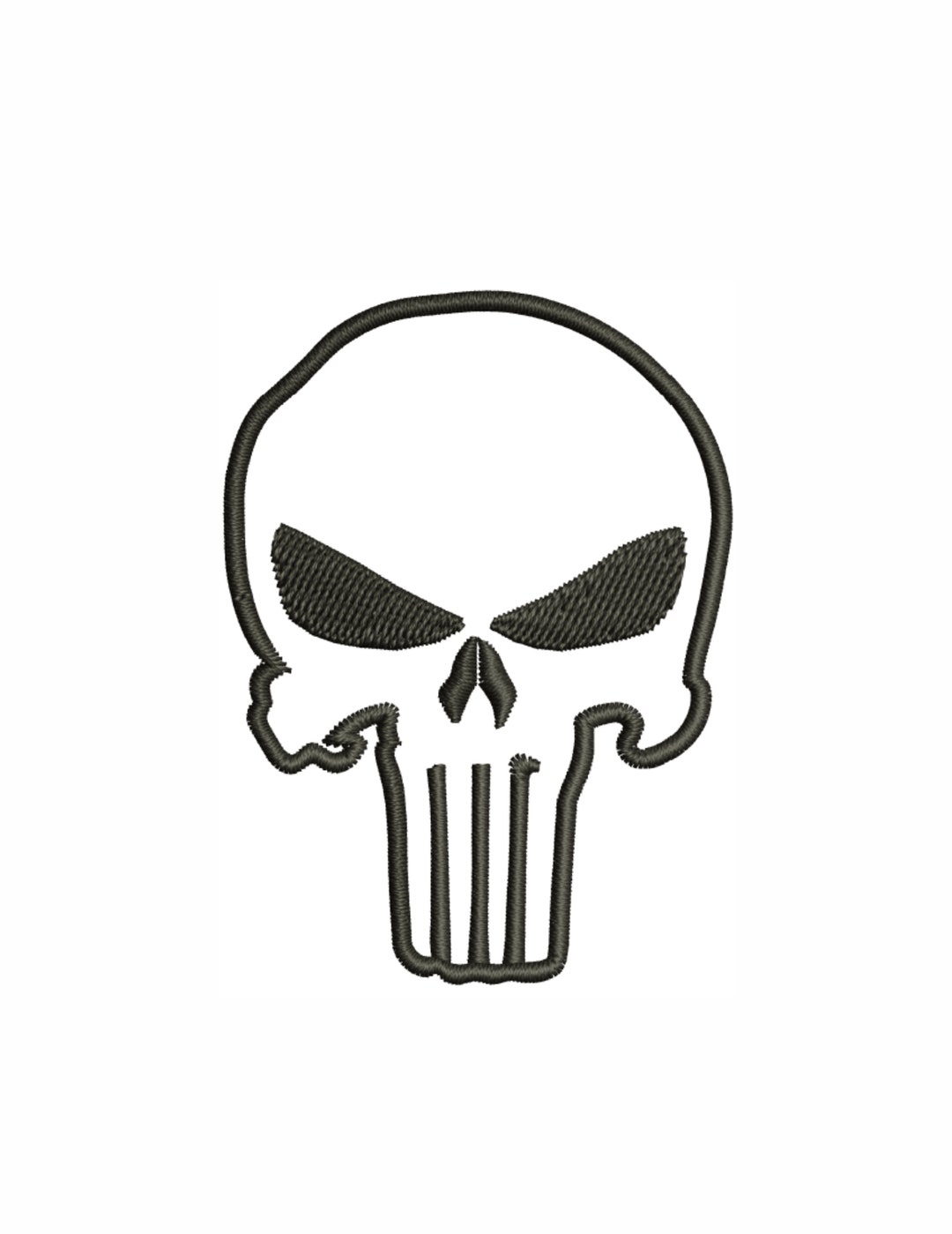 Punisher Skull Embroidery Design | Punisher Machine Embroidery Design ...