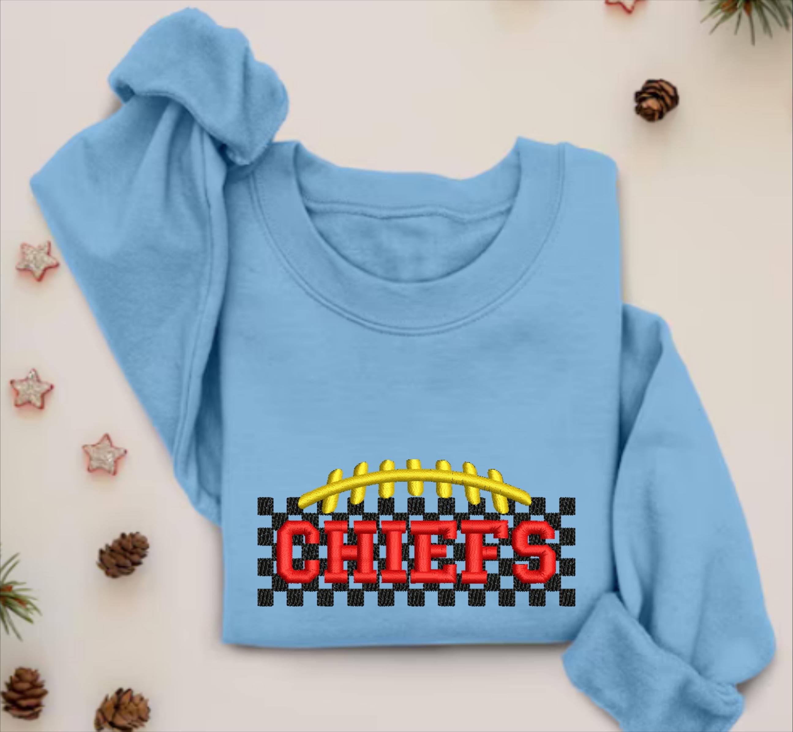 Chiefs Machine Embroidery Designs | Chiefs Checkered Embroidery ...