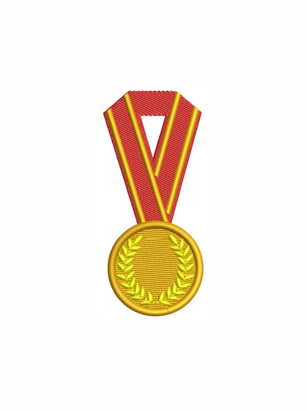 Gold Medal Embroidery Design | Gold Medal Dst File | Gold Medle File ...