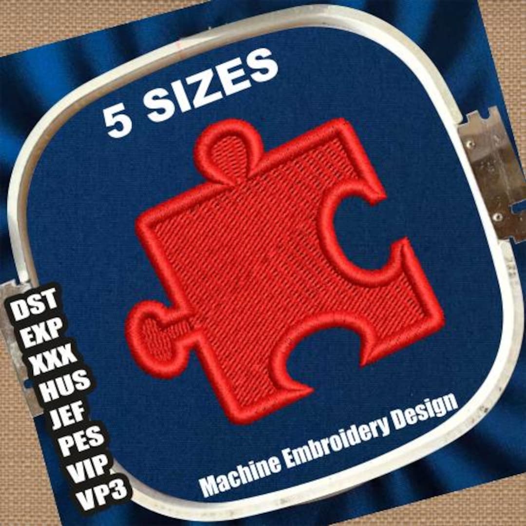 Puzzle Machine Embroidery Designs | Love Puzzle Embroidery Patterns ...