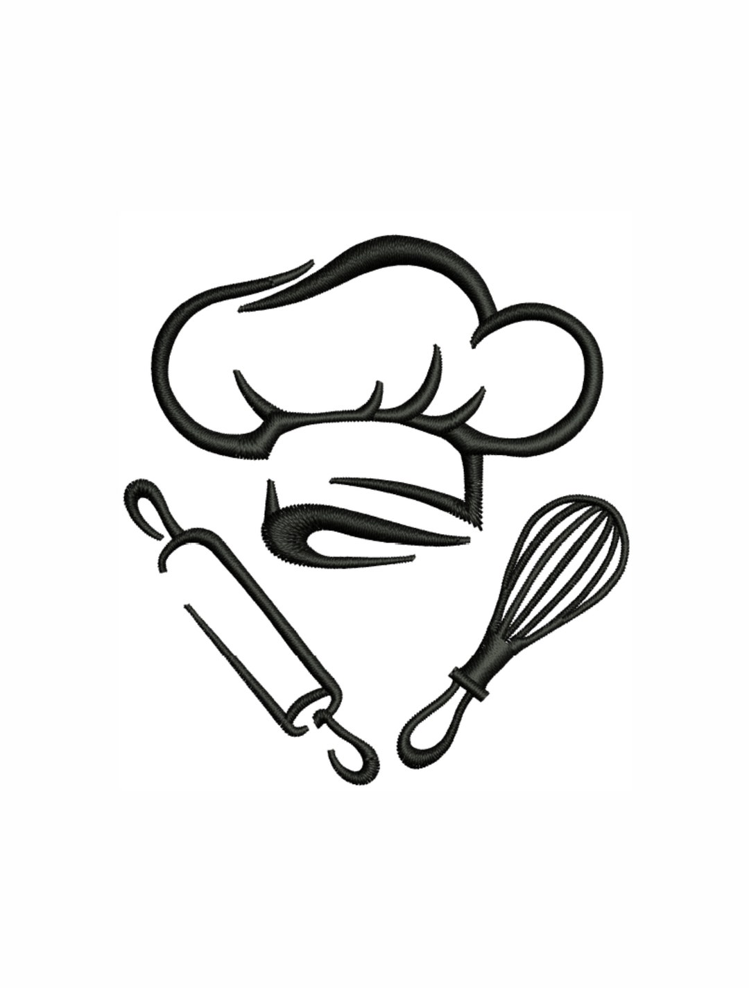 Chef Kitchen Cooking Embroidery Design | Chef Kitchen Cooking Pes File ...