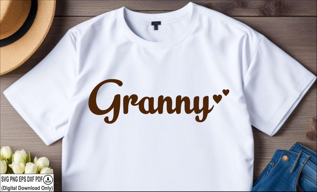 Granny Svg, Grandma Png, Mothers Day Vector File, Mom Life Svg, Granny ...
