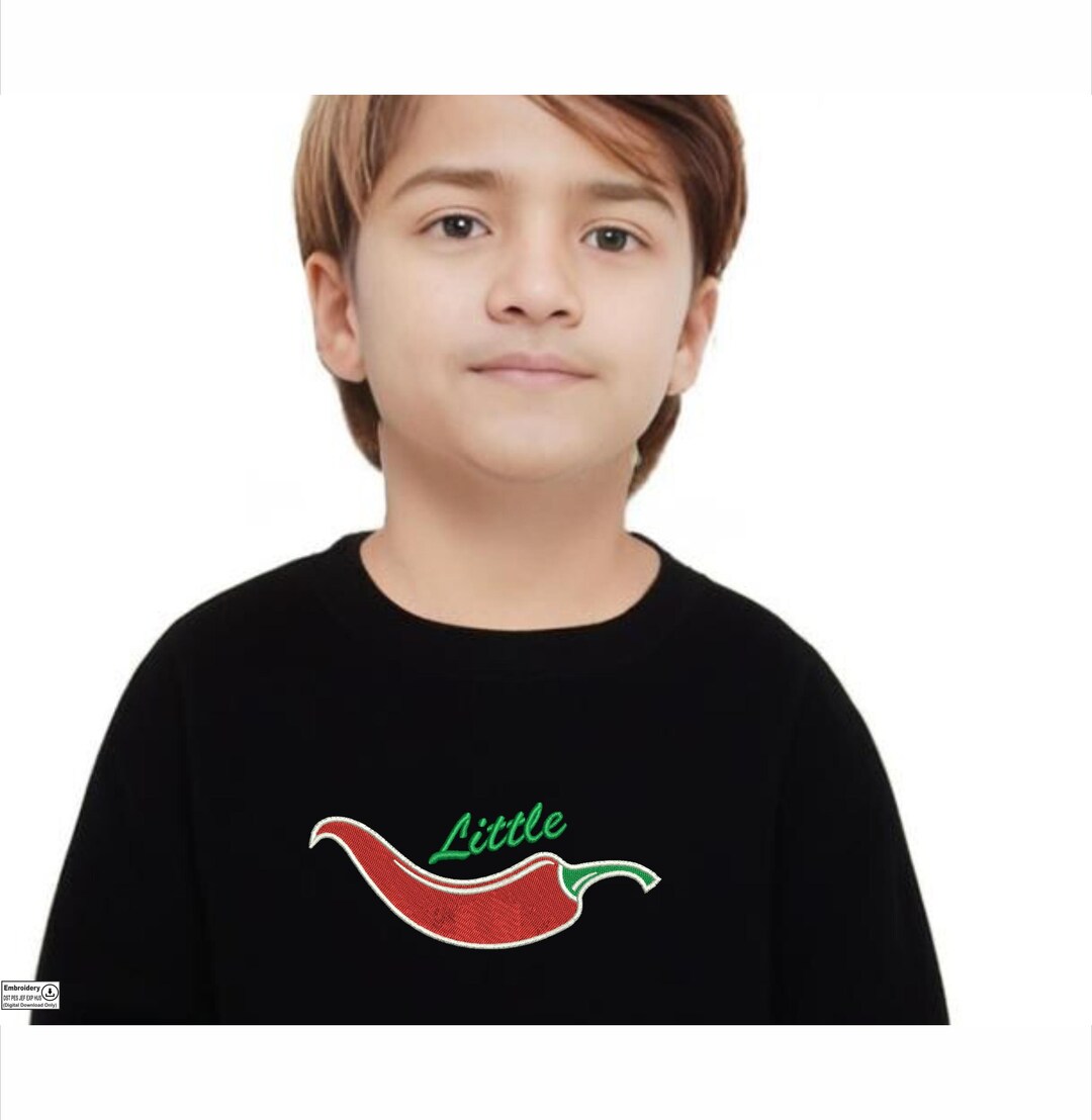 Little is Hot Chili Machine Embroidery Designs | Hot Red Pepper ...