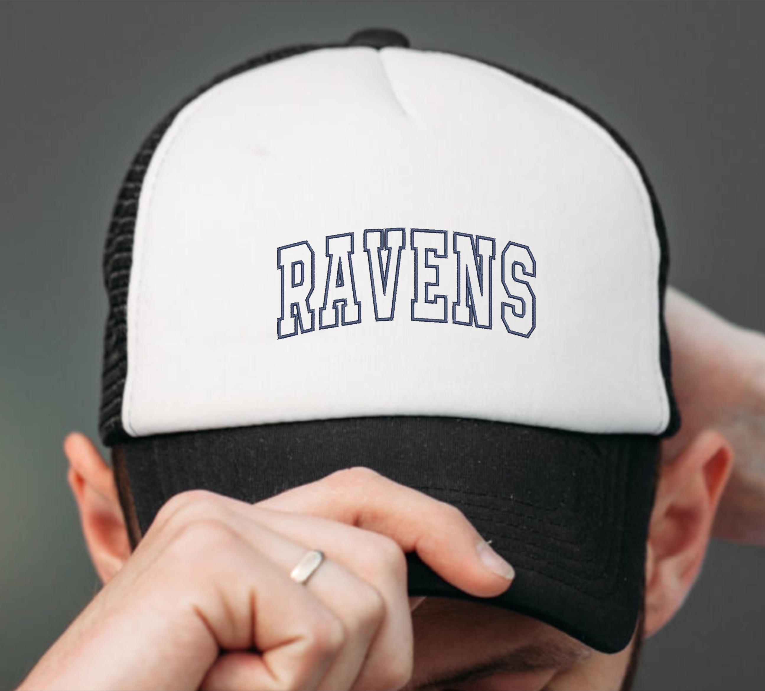 Ravens Machine Embroidery Designs | Ravens Letters Embroidery Patterns ...