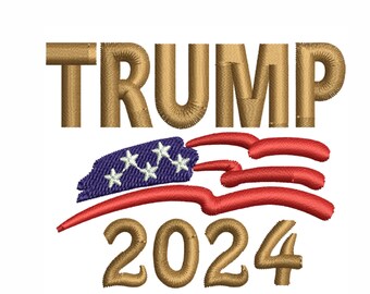 Trump Embroidery - Etsy