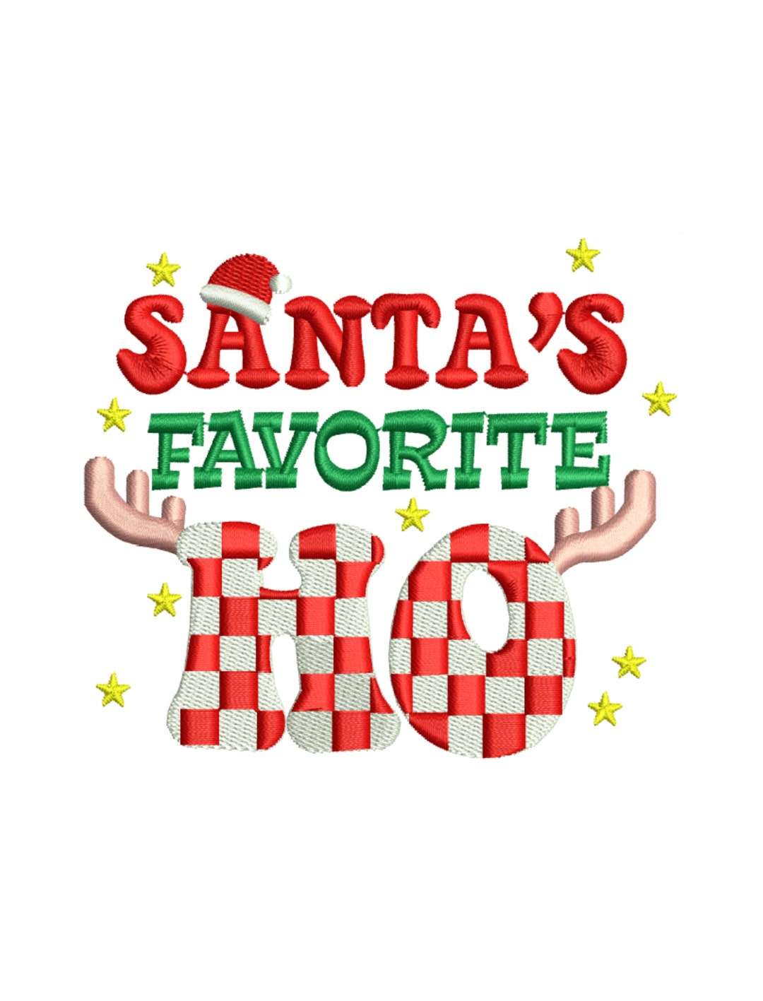 Santa Favorite Embroidery Design | Santa Claus Dst Files | Santa Hat ...