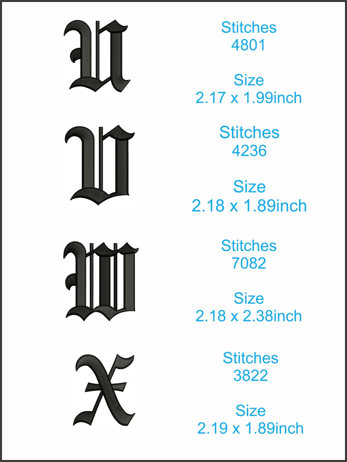 Raised Puff Letter Pack Embroidery Design | 3D Puff Bundle Embroidery ...