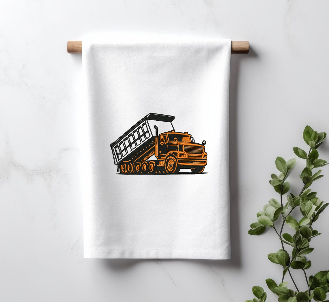 Trucking Logo Embroidery Patterns | 18 Wheeler Truck DST Files | Semi ...