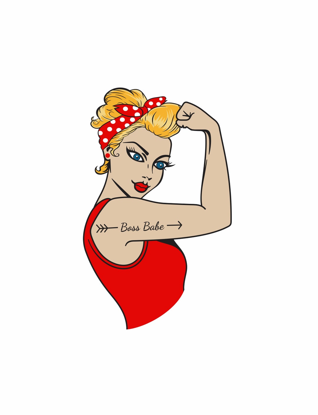 Rosie The Riveter Girl Power Svg Rosie The Riveter Png Modern Rosie