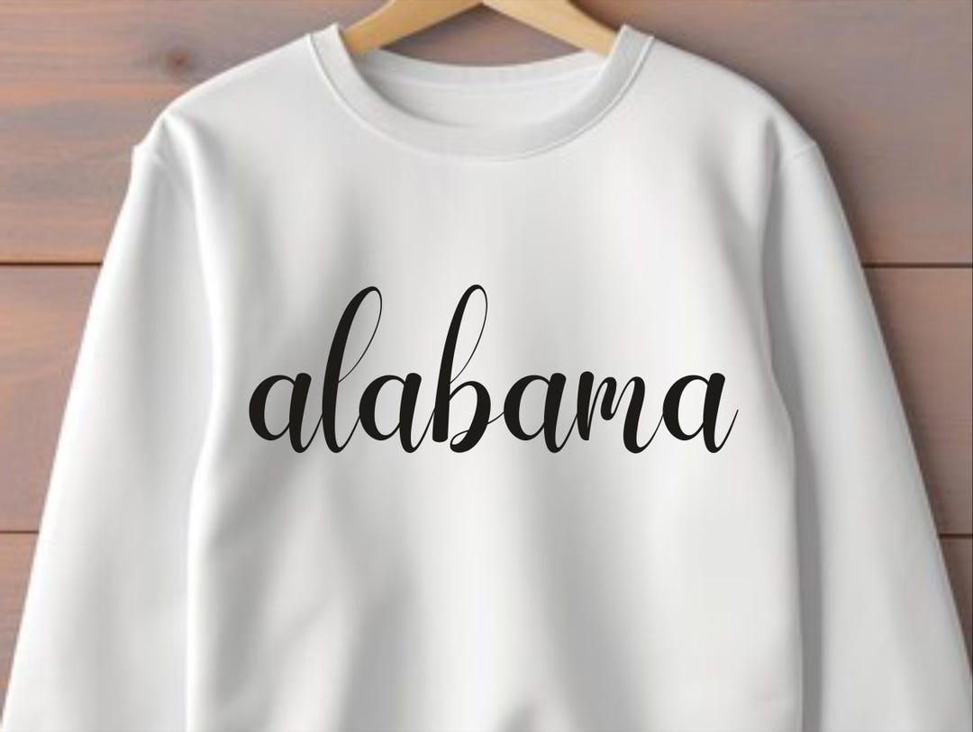 Alabama Svg, Alabama Png, Alabama Letters Vector File, Alabama Font Svg ...