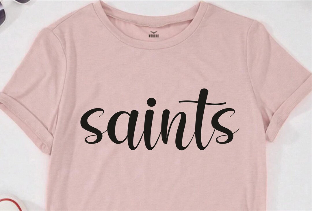 Saints Letters Svg, Saints Font Png, Saints Vector File, Saints Letters ...