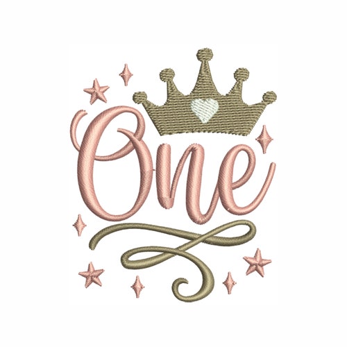 1st Birthday Girl Embroidery Design 1st Birthday Girl Dst - Etsy