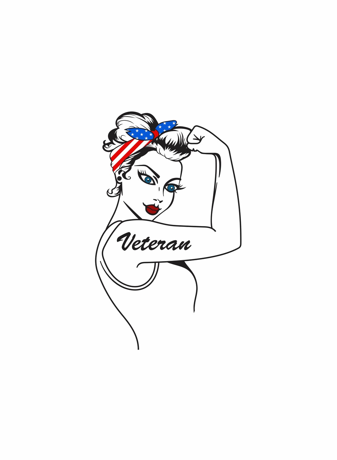 Riveter Rosie the Riveter Svg, Rosie the Riveter Png, Modern Power ...