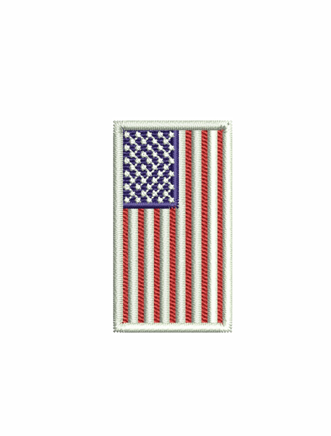 Vertical United States Flag Embroidery Design | American Flag ...