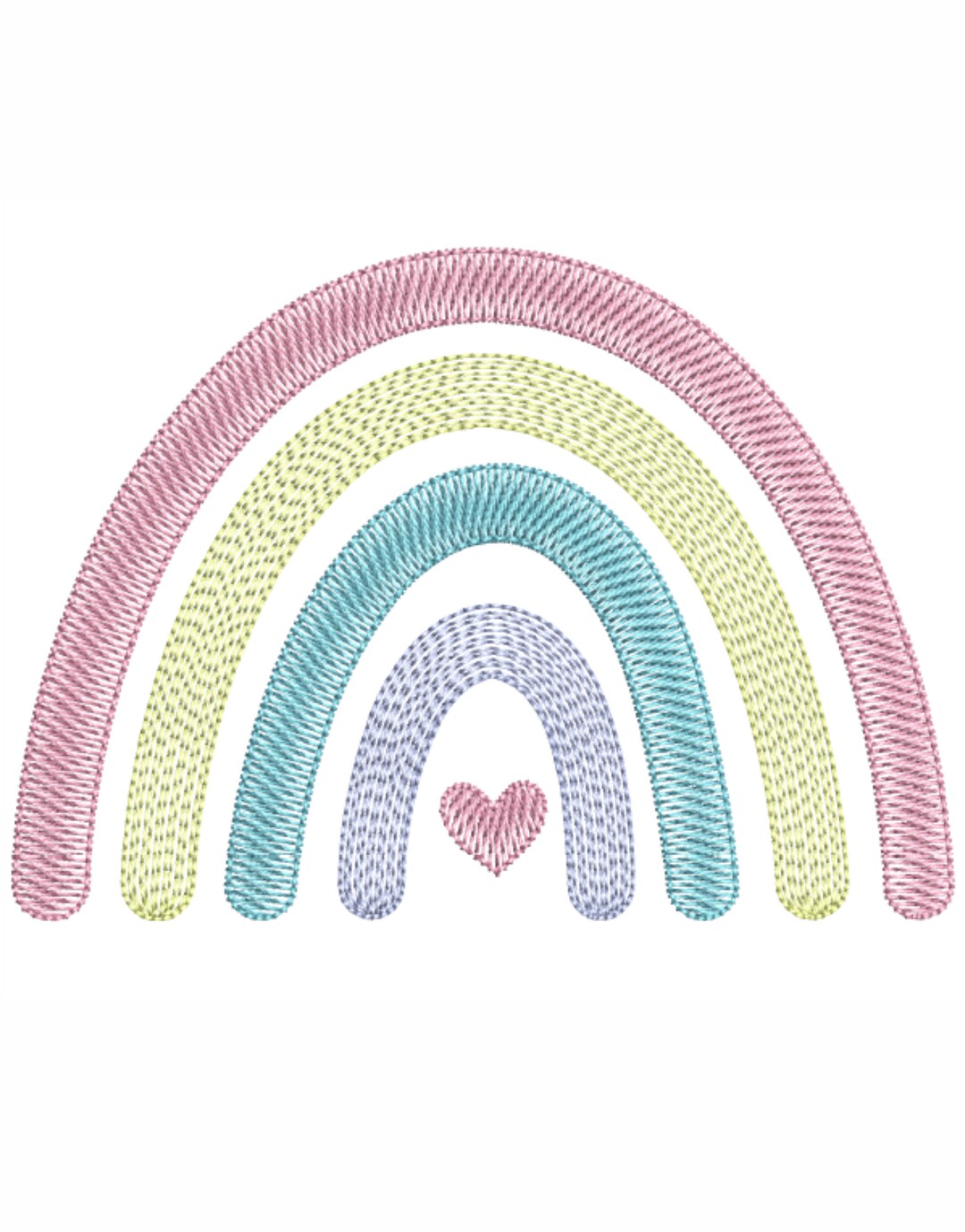 Rainbow Embroidery Design | Rainbow Machine Embroidery Design Pattern ...