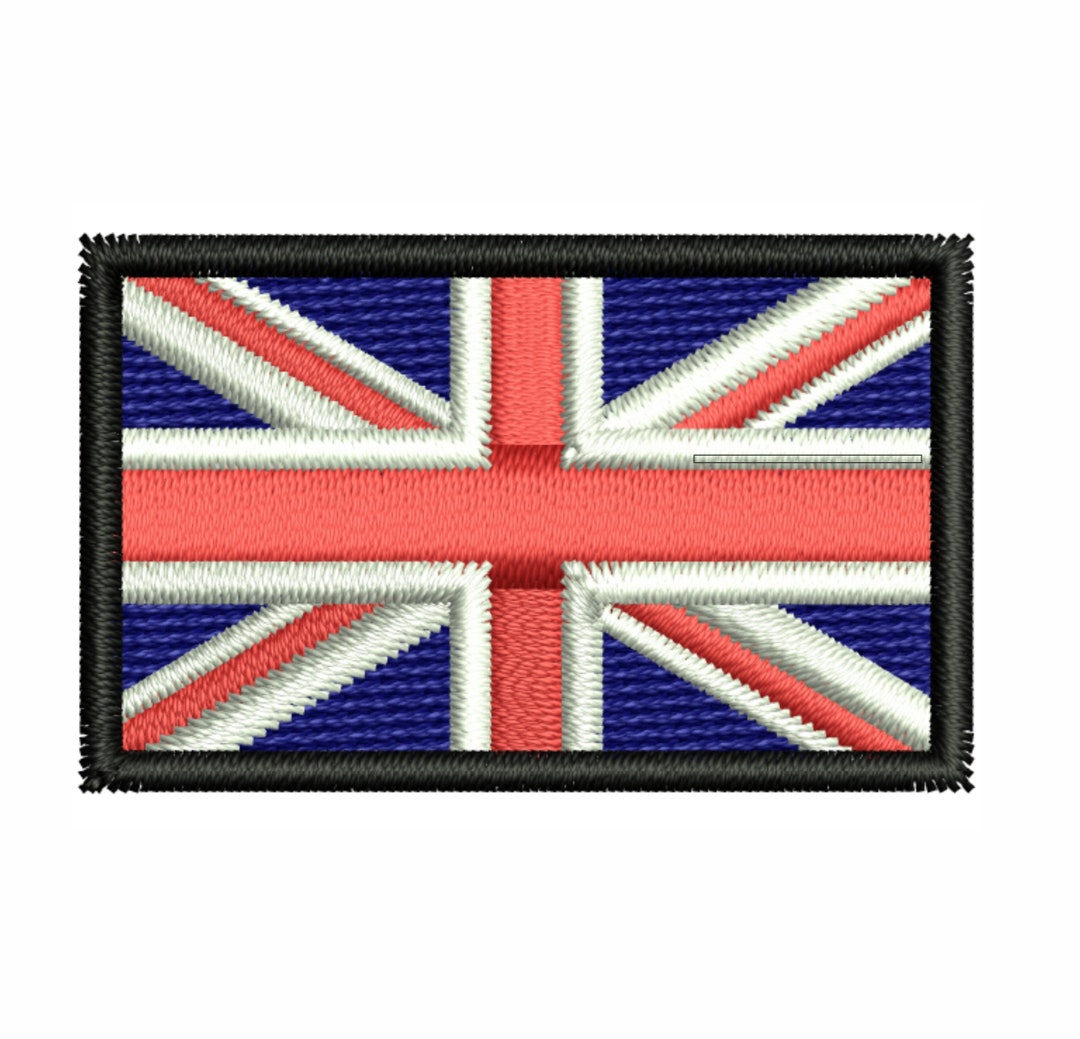 British Flag Embroidery Design | United Kingdom Flag Embroidery Design Pattern | Union Jack ...