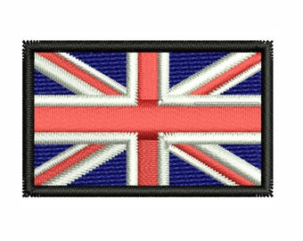 Union Jack Flag Embroidery Design United Kingdom Flag | Etsy